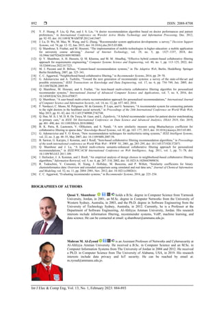 A doctor recommender system based on collaborative and content ...