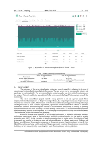 Server virtualization in higher educational institutions: a case study ...