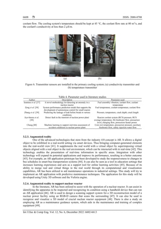 A review on predictive maintenance technique for nuclear reactor cooling system using machine ...