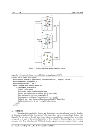 A deep reinforcement learning strategy for autonomous robot flocking | PDF