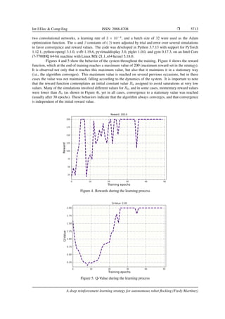 A deep reinforcement learning strategy for autonomous robot flocking | PDF