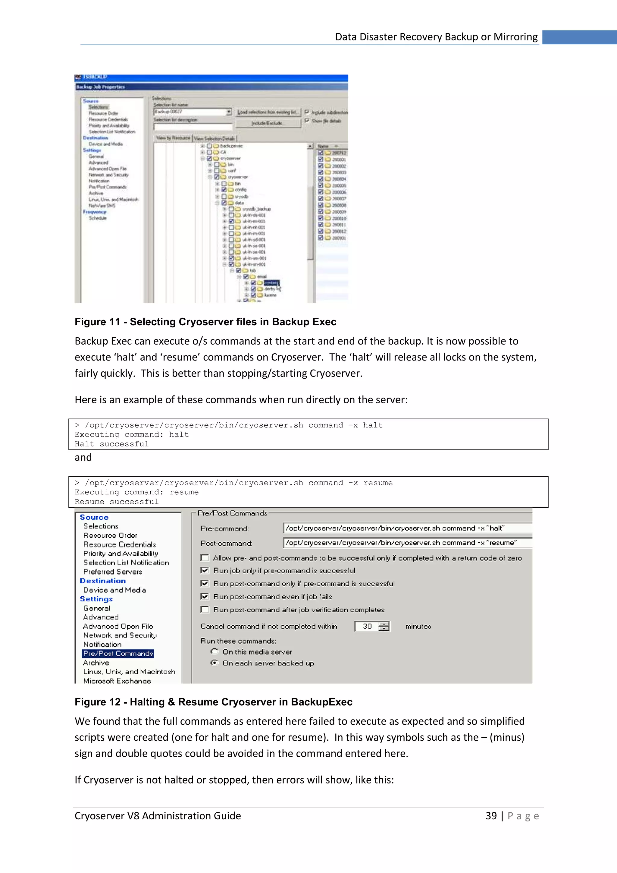 Cryoserver V8 admin guide | PDF