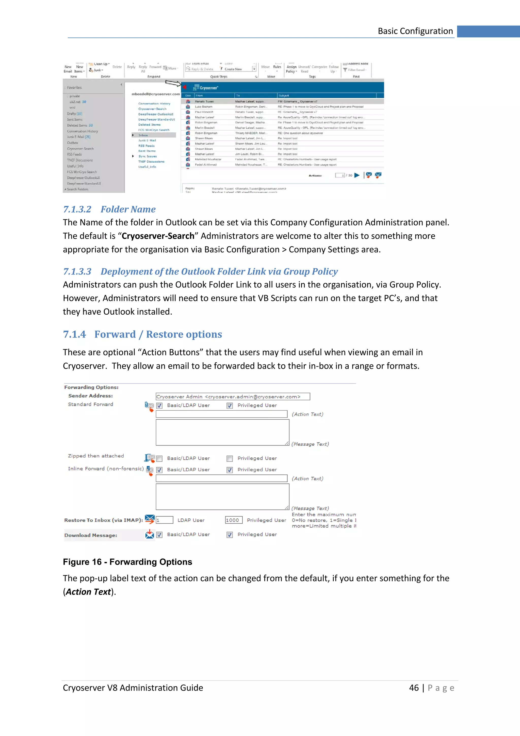 Cryoserver V8 admin guide | PDF