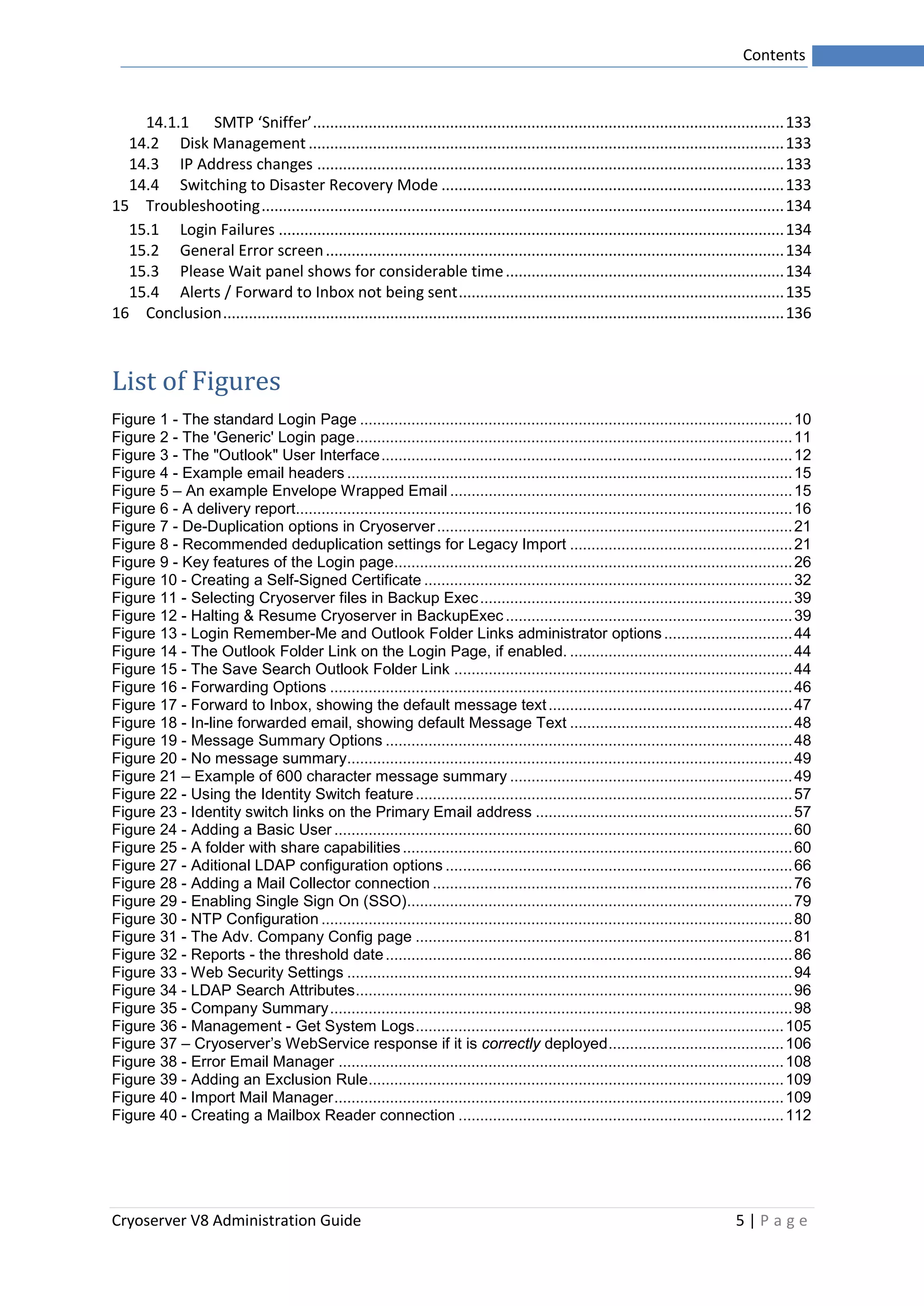 Cryoserver V8 admin guide | PDF