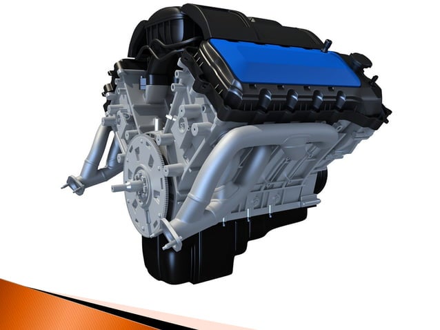 V8 ENGINE 3D MODEL | PPT