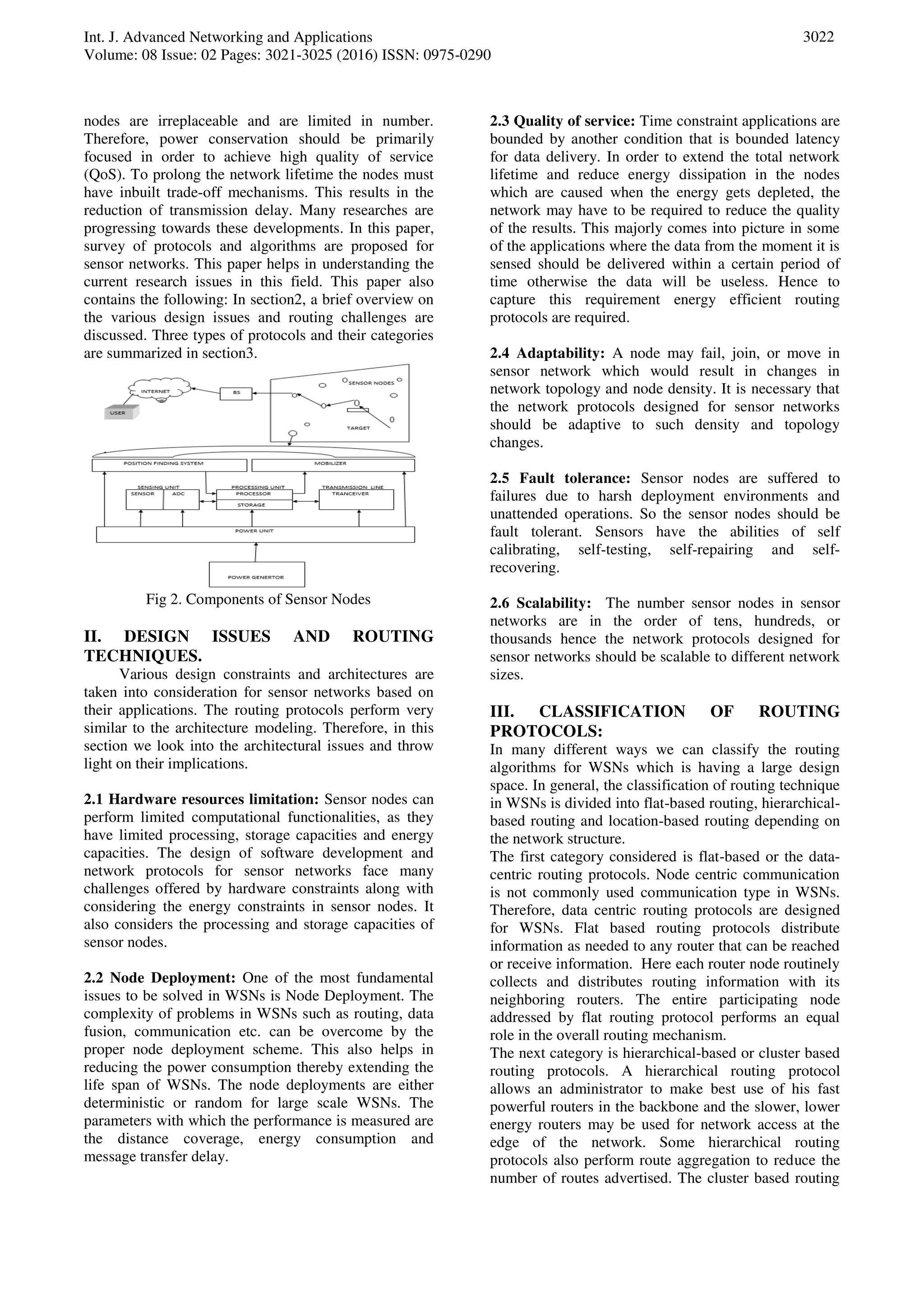 Qualitative Analysis of Routing Protocols in WSN | PDF