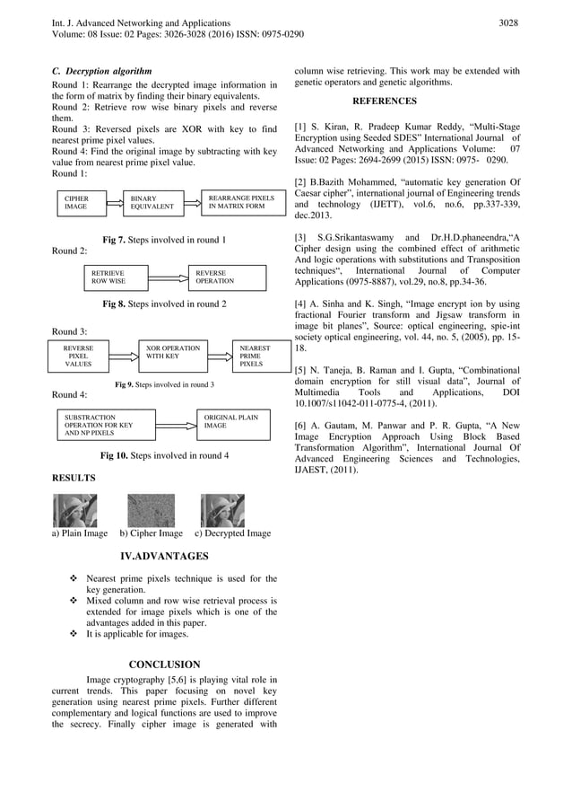 Image Cryptography using Nearest Prime Pixels | PDF