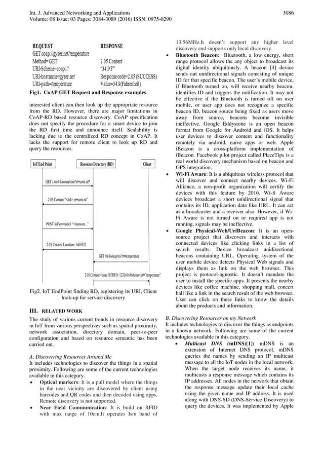 Study of Resource Discovery trends in Internet of Things (IoT) | PDF ...