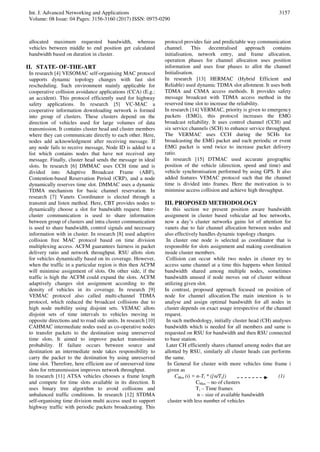 PBMAC – Position Based Channel Allocation for Vehicular Ad Hoc Networks | PDF