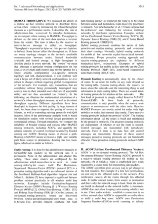 Packet Transfer Rate & Robust Throughput for Mobile Adhoc Network | PDF | Computer Networking ...