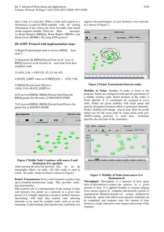 Packet Transfer Rate & Robust Throughput for Mobile Adhoc Network | PDF