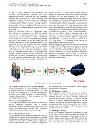 Advance Computing Paradigm with the Perspective of Cloud Computing-An Analytical Study | PDF