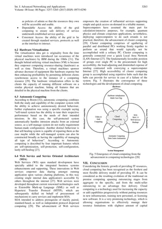Advance Computing Paradigm with the Perspective of Cloud Computing-An Analytical Study | PDF
