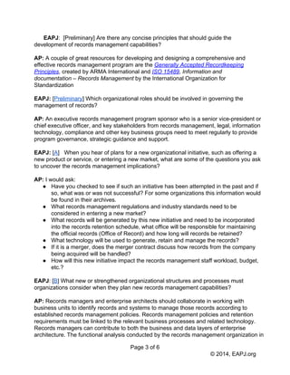 Thought Leader Interview: Allen Podraza on Records Management | PDF