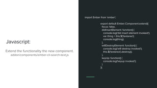 Ember components | PPTX