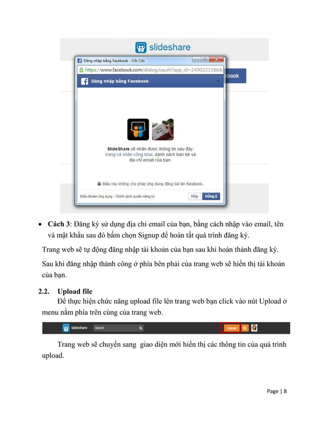 Hướng dẫn sử dụng slide share | PDF