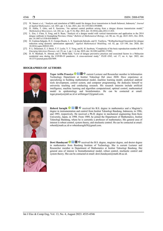 Genetic Algorithm To Optimization Mobility Based Dengue Mathematical