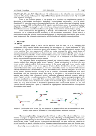 Swarm flip-crossover algorithm: a new swarm-based metaheuristic enriched with a crossover ...