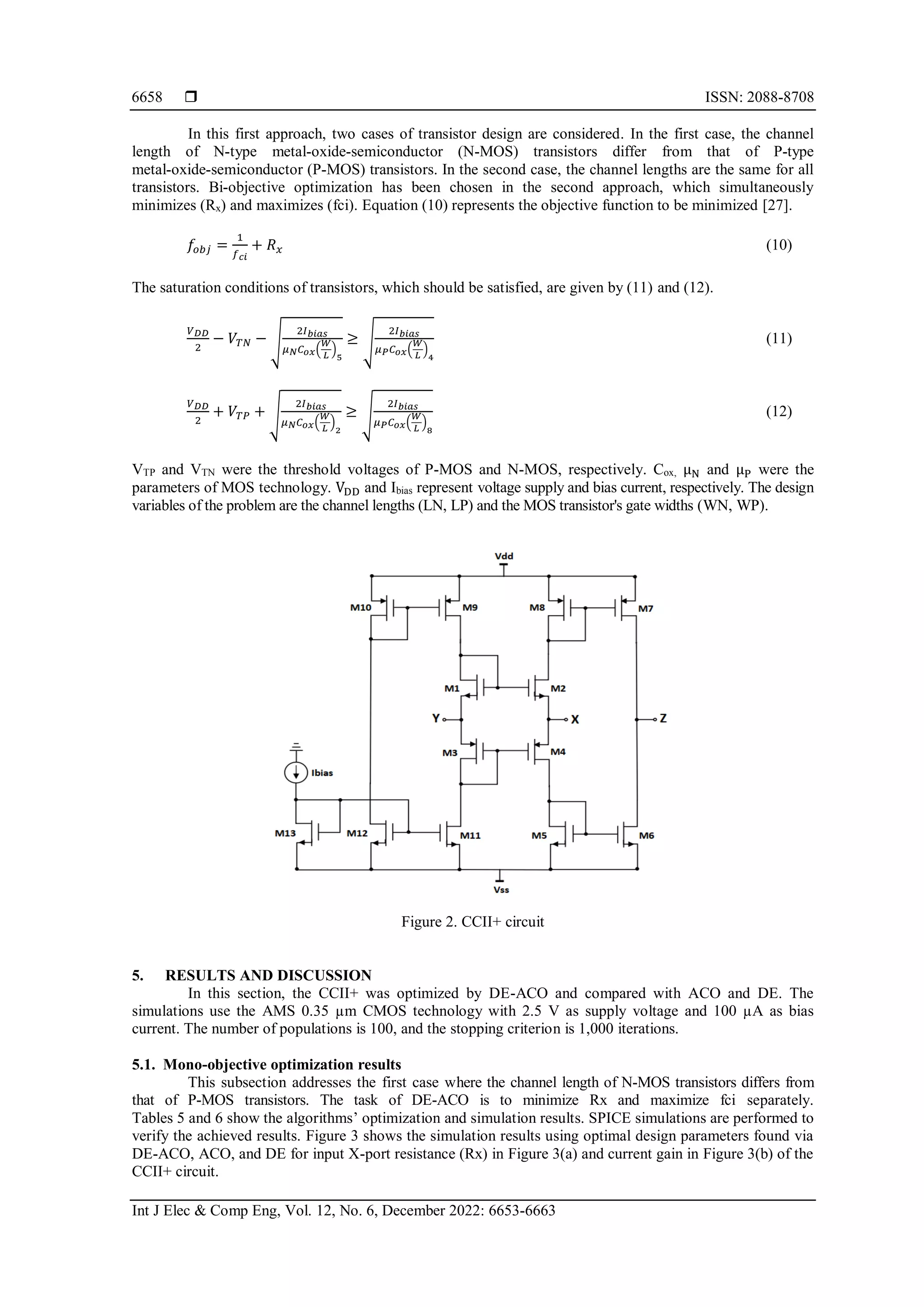 An optimal design of current conveyors using a hybrid-based metaheuristic algorithm | PDF