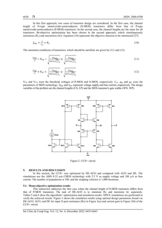 An optimal design of current conveyors using a hybrid-based metaheuristic algorithm | PDF