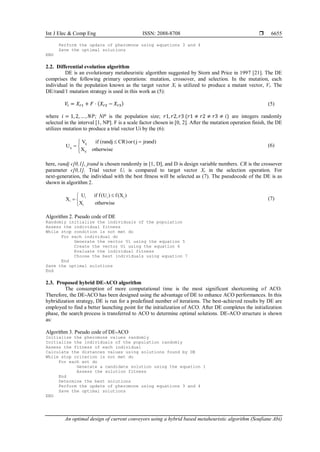 An optimal design of current conveyors using a hybrid-based metaheuristic algorithm | PDF