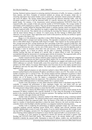 Q-learning based distributed denial of service detection | PDF