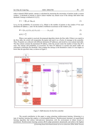Q-learning based distributed denial of service detection | PDF