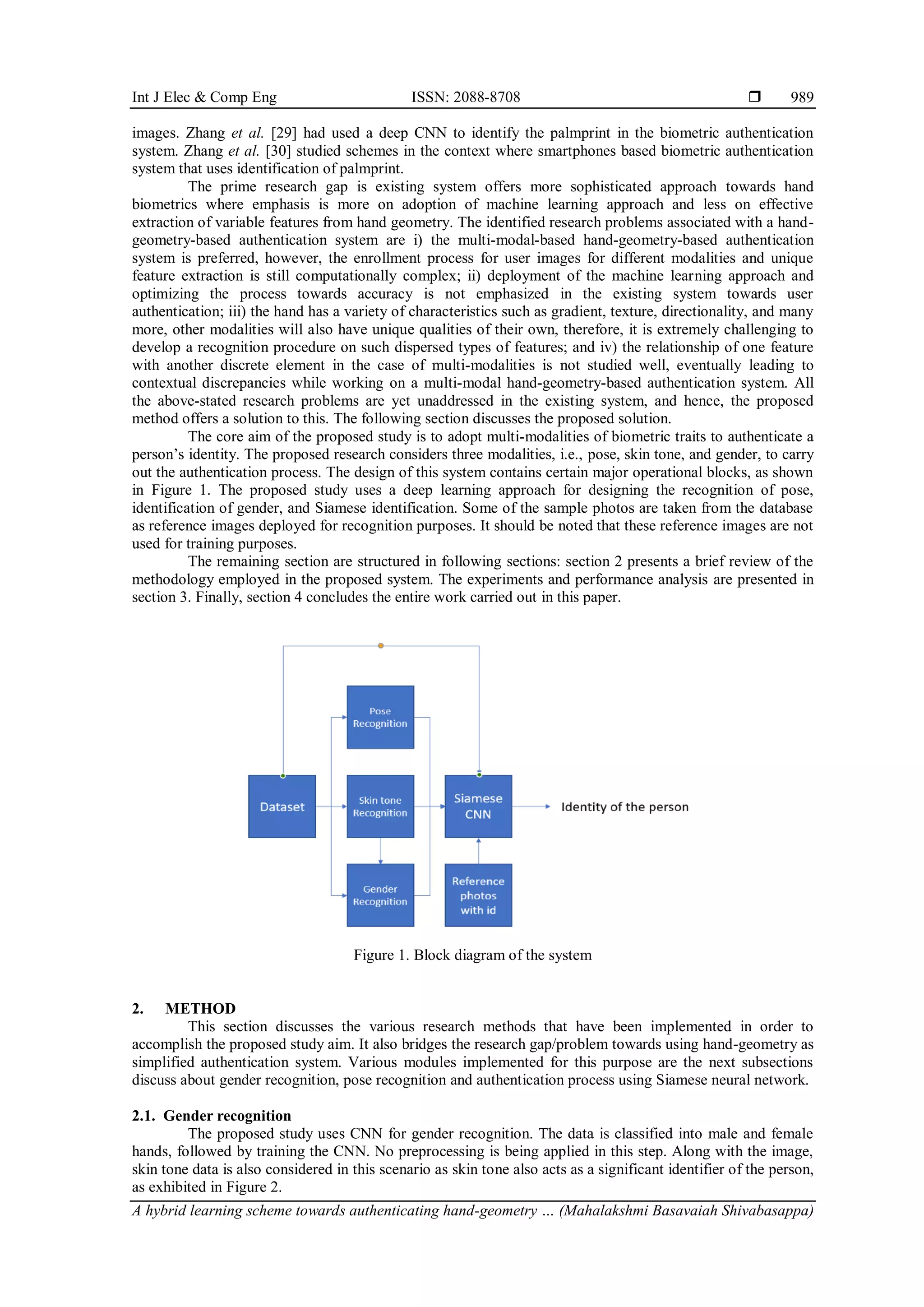 A hybrid learning scheme towards authenticating hand-geometry using multi-modal features | PDF