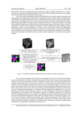 Hyperspectral object classification using hybrid spectral-spatial fusion and noise tolerant soft ...