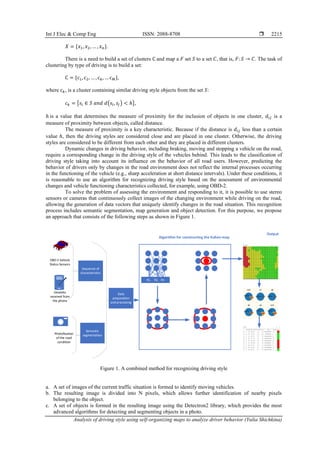 Analysis of driving style using self-organizing maps to analyze driver behavior | PDF