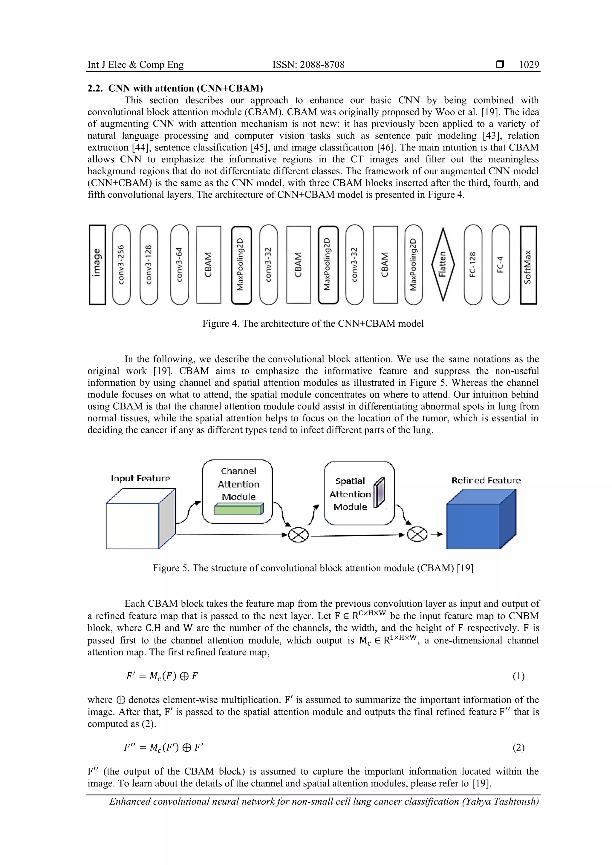 Enhanced Convolutional Neural Network For Non Small Cell Lung Cancer Classification Pdf