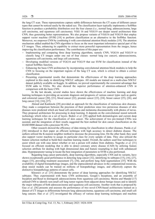 Enhanced convolutional neural network for non-small cell lung cancer ...