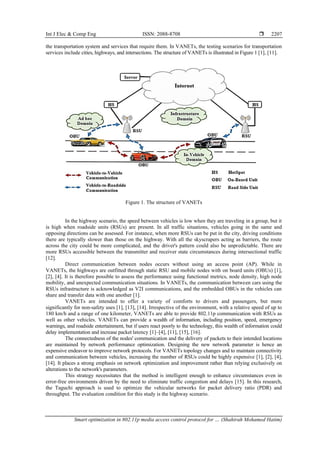 Smart optimization in 802.11p media access control protocol for vehicular ad hoc network | PDF