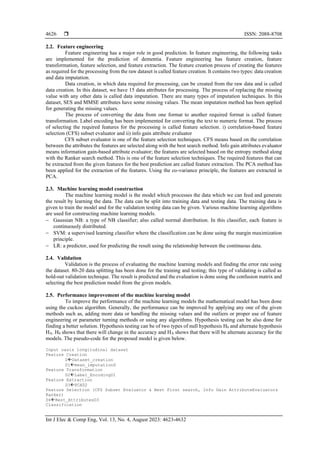 Prediction of dementia using machine learning model and performance improvement with cuckoo ...