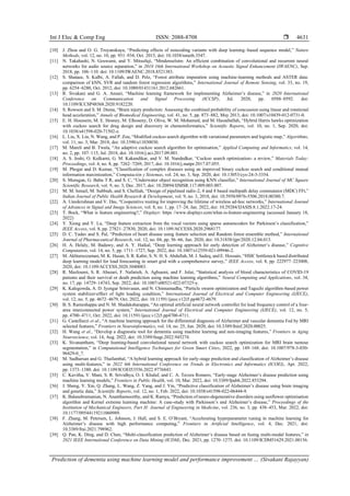 Prediction of dementia using machine learning model and performance ...