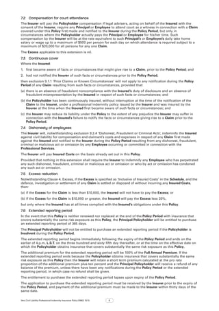 Vero Professional Indemnity Policy Wording | PDF