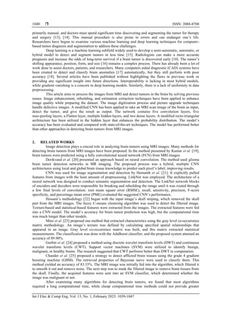 A deep learning approach for brain tumor detection using magnetic ...