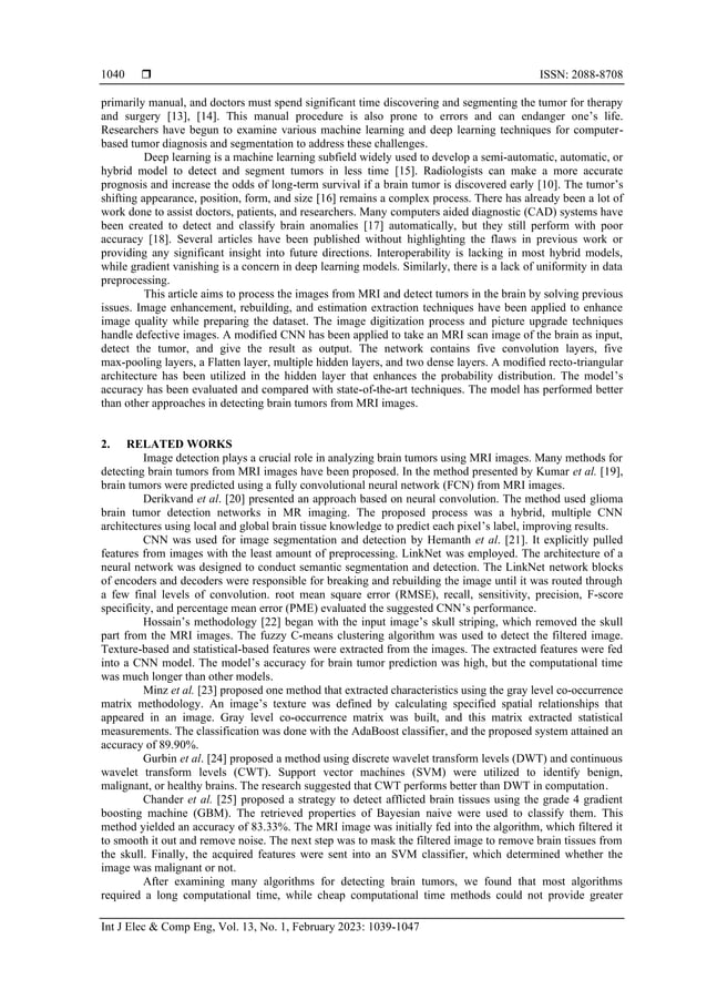 A Deep Learning Approach For Brain Tumor Detection Using Magnetic Resonance Imaging Pdf