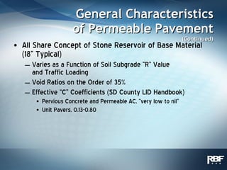 Assessment Of Permeable Pavement In High Volume Urban Flooding | PPT