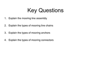 C7b. Mooring Components 2020 | PPT