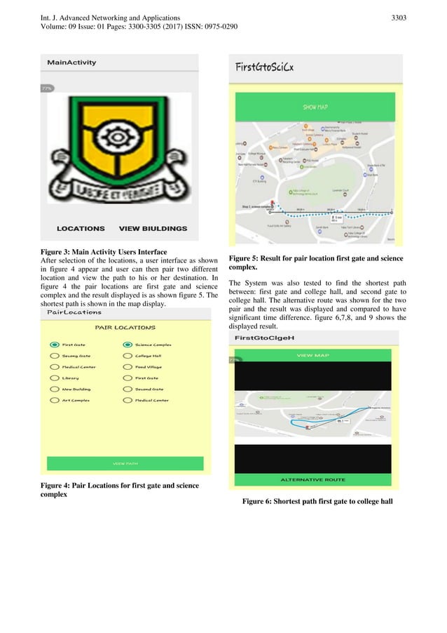 Design And Implementation Of Mobile Map Application For Finding Shortest Direction Between Two