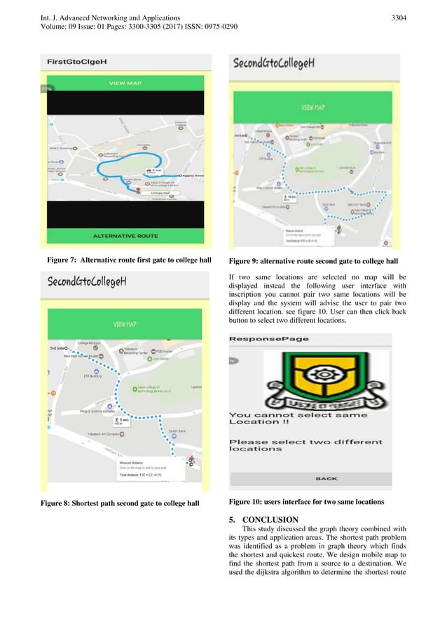 Design And Implementation Of Mobile Map Application For Finding Shortest Direction Between Two