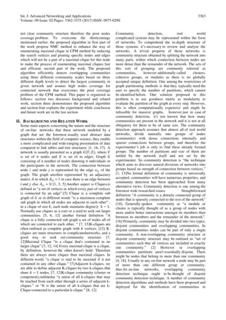 A Proposed Algorithm to Detect the Largest Community Based On Depth Level | PDF