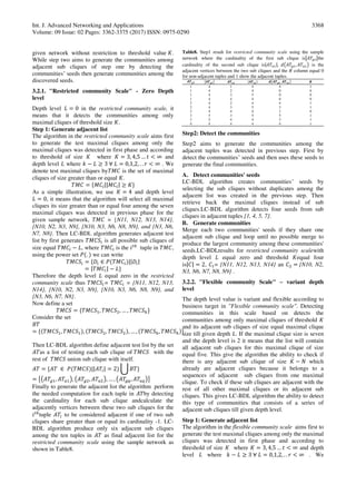A Proposed Algorithm to Detect the Largest Community Based On Depth Level | PDF