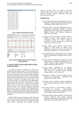 Outlier Detection in Secure Shell Honeypot using Particle Swarm Optimization Technique | PDF