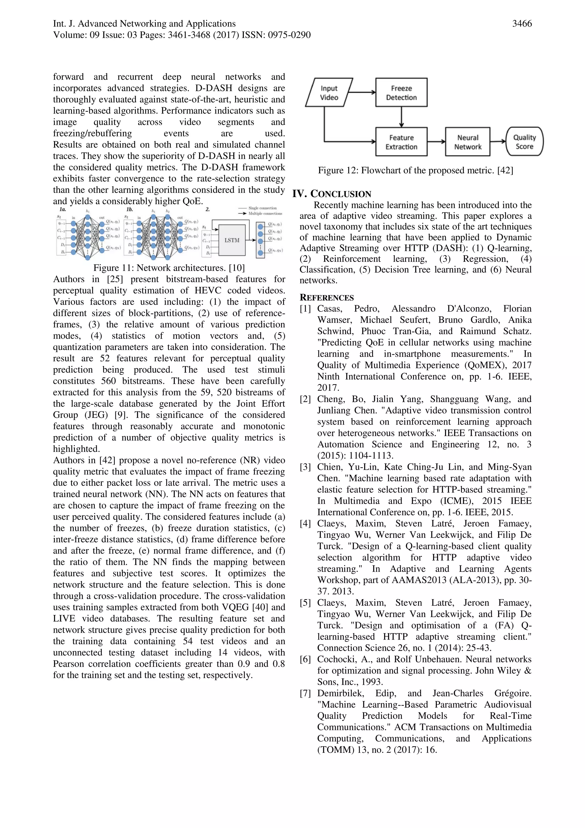 Machine learning in Dynamic Adaptive Streaming over HTTP (DASH) | PDF