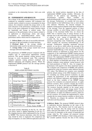 Energy of Bandwidth and Storage Routing Protocol for Opportunistic Networks | PDF