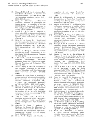 Comparative Analysis of Peer to Peer Networks | PDF