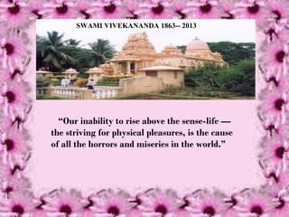 Values senses bring misery | PPT