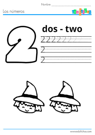 Va 03-cuadernillo-numeros-halloween | PDF